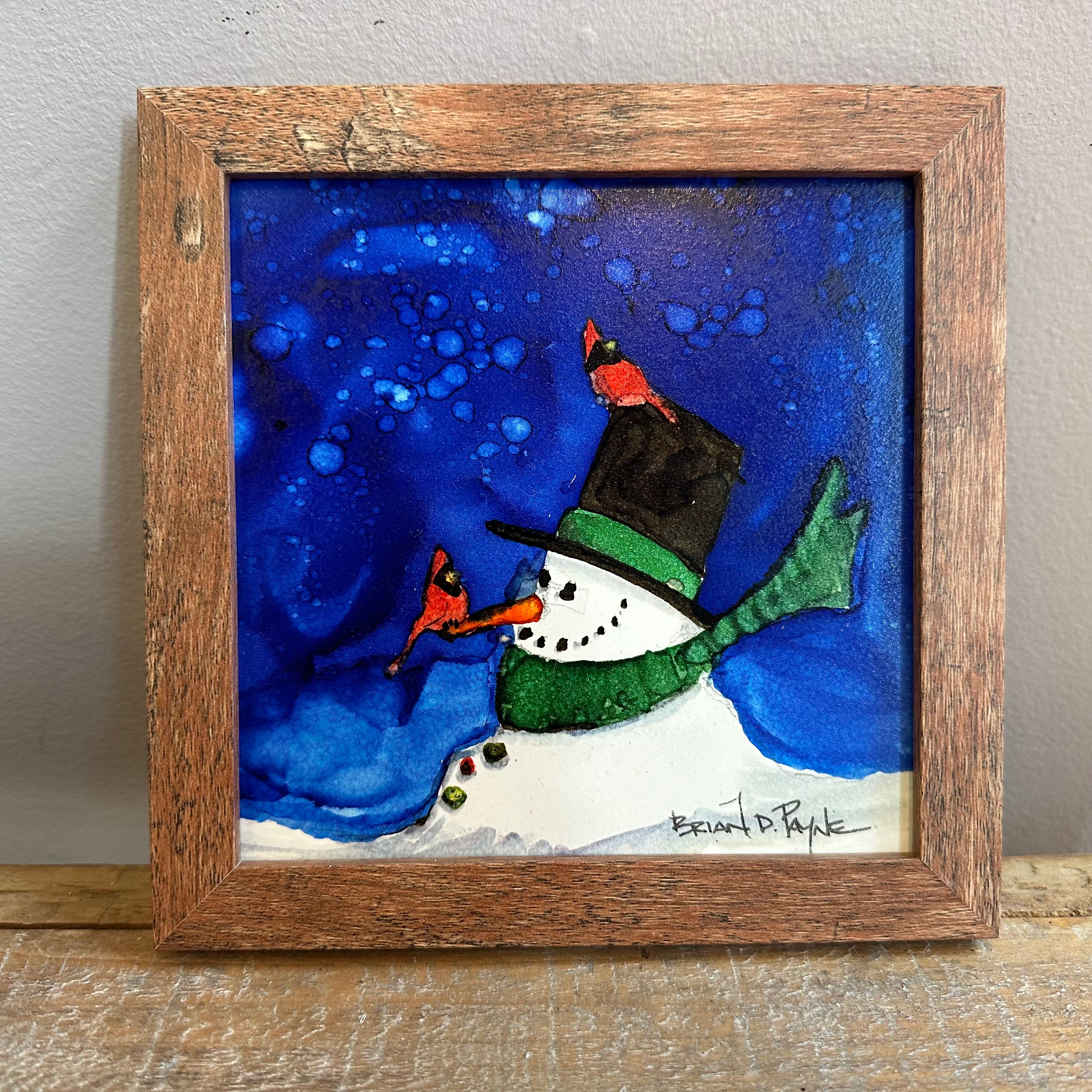 Snow Buddy + Two Cardinals – Glass Growers Gallery & Gifts