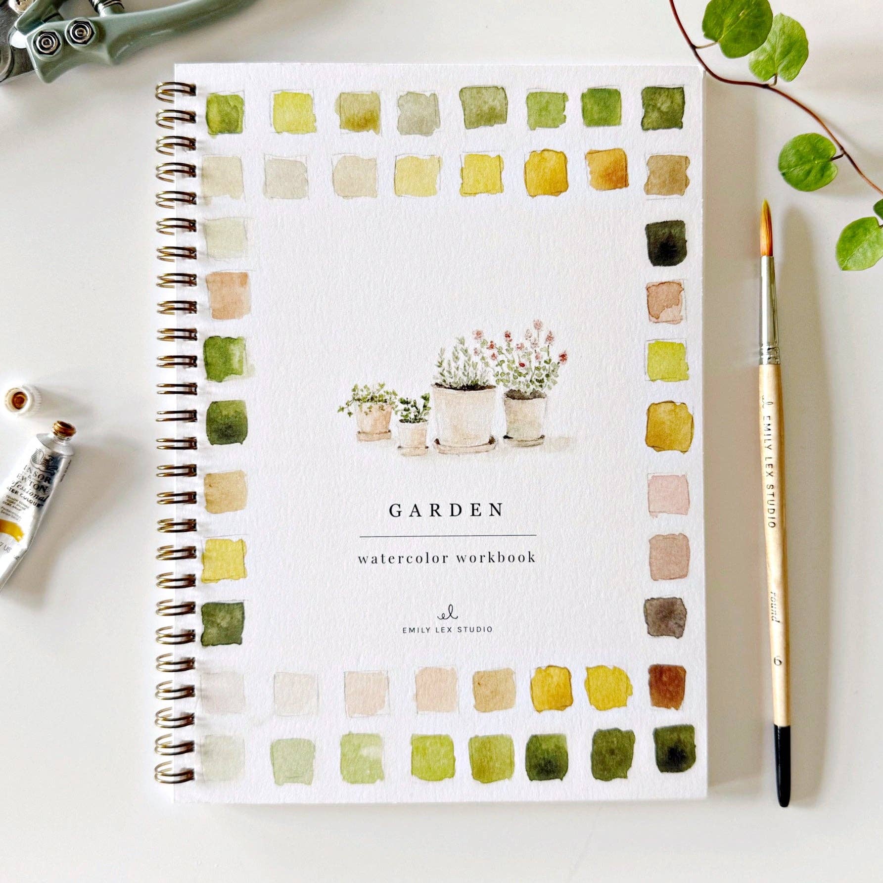 Garden watercolor workbook – Glass Growers Gallery & Gifts