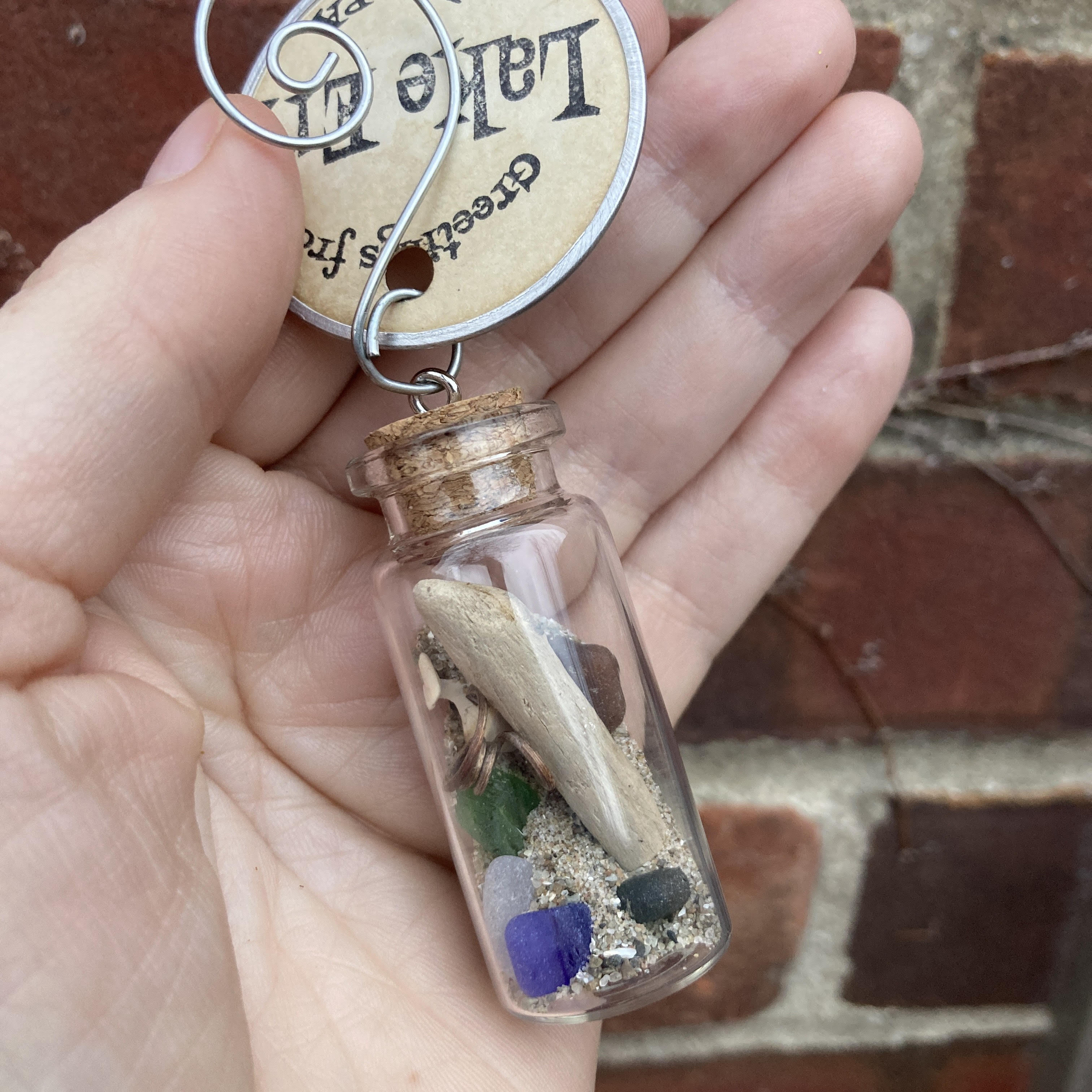 Beach Glass Vial Ornament – Glass Growers Gallery & Gifts